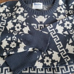 meister | Sweaters | Vintage Ski Sweater Meister Wool Blend Size L ...
